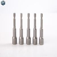 China Not Rated Class CRV Material 6.35 Hexagon 10mm*65mm*5PC Strong Magnetic Nut Driver Set for sale