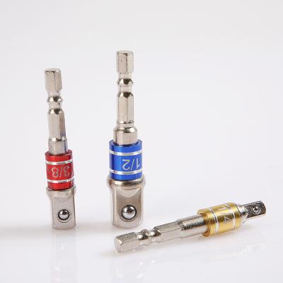 China CRV 3/8'' Impact Grade Socket Adapter with Aluminum Sleeve and 65MM 2.5 Inch Length for sale