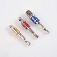 China CRV 3/8'' Impact Grade Socket Adapter with Aluminum Sleeve and 65MM 2.5 Inch Length for sale