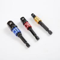 China CRV 3/8'' Impact Grade Socket Adapter with Aluminum Sleeve and 65MM 2.5 Inch Length for sale