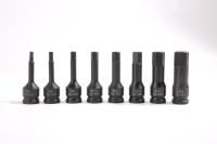 China HEX Socket Features in 8PCS CR-MO Hexgagonal Sleeve Electric Tool and Car Repair Set for sale