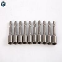 China 1/4in Drive Size CRV Material 6.35 Hexagon 9mm*42mm*10PC Strong Magnetic Nut Driver Set for sale