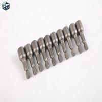 China 1/4in Drive Size CRV Material 6.35 Hexagon 9mm*42mm*10PC Strong Magnetic Nut Driver Set for sale