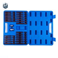 China S2 Alloy Steel Precision Machining 54pcs Plastic Box Bits Set for 3/8in Drive Size for sale