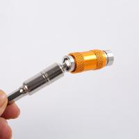 China Electroplated Pivoting Bit Tip Holder for 89MM 1/4HEX Forged Chrome Vanadium Steel for sale