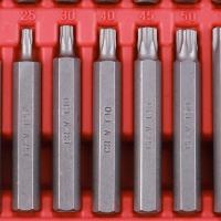 China Customized Logo Alloy Steel CRV Material 54pcs Plastic Box Bits Set for High Accuracy for sale