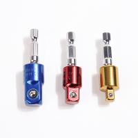 China Hand and Electric Tools 1/4'' 54MM CRV Material Colorful Universal Socket Adapterset for sale