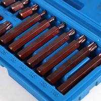 China 30mm 75mm S2 T type 15 pcs plastic box precision machining bit set for Muliti-purpose for sale