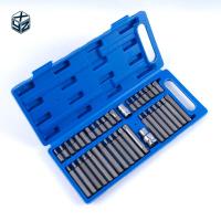 China 40pcs Plastic Box Precision Machining Bits Set CRV Material for Industrial Hand Tools for sale