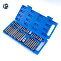 China 40pcs Plastic Box Precision Machining Bits Set CRV Material for Industrial Hand Tools for sale