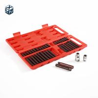 China Industrial Grade 40 Pieces Bits Set with Red S2 Material and Natural Finish Plastic Box for sale