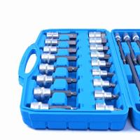China CRV Material H Type 30pcs Bit Socket Set 55MM To 200MM for sale