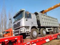 China Shacman 8x4 375hp Front Lifting Tipper Truck 5-10ton Construction Dump Truck for sale