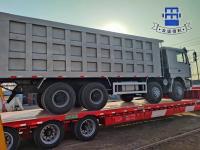 China Shacman 8x4 375hp Front Lifting Tipper Truck 5-10ton Construction Dump Truck for sale