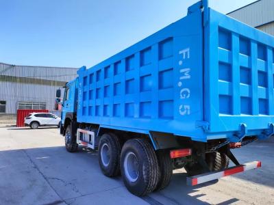 China Used 375HP Sinotruk HOWO 6x4 Dump Truck Peacock Blue Euro 3 371hp Weichai Engine for sale