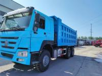 China Used 375HP Sinotruk HOWO 6x4 Dump Truck Peacock Blue Euro 3 371hp Weichai Engine for sale