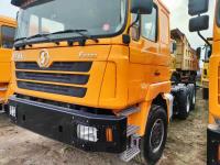 China Shacman Used F3000 6x4 Tractor Truck 351-450hp Heavy Head Orange for sale