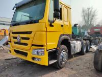 China Sinotruk HOWO 6x4 Used Tractor Truck 351-450hp Euro 2/3/4/5 with GCC Tire Certification for sale