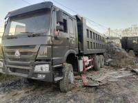 China SINOTRUK HOWO 6x4 Used Dump Truck 10 Tires Gray 351-450hp Euro 3 for sale