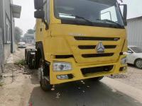 China Yellow DOT Certified Sinotruk HOWO 6x4 10 Wheeler Tractor Truck 375hp Euro II-V for sale