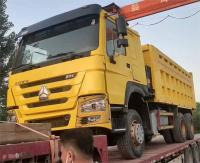China Sinotruk HOWO 6x4 Secondhand Dump Truck 371hp Euro 3 4 5 10 Tires Front Lifting for sale