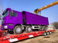 China Used Sinotruk HOWO 8x4 Dump Truck 375HP Euro2 Heavy Duty Tipping Lorry 60ton for sale