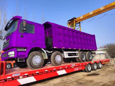 China Used Sinotruk HOWO 8x4 Dump Truck 375HP Euro2 Heavy Duty Tipping Lorry 60ton for sale