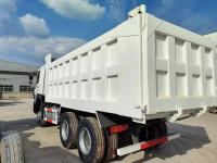 China Used Sinotruk HOWO 6x4 Dump Truck 351-450HP 30-40T Capacity White 10 Wheeler for sale