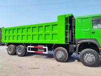 China Used Sinotruk HOWO 6x4 Dump Truck 351-420hp Euro 2 Heavy Duty Green for sale