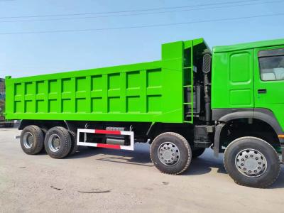 China Used Sinotruk HOWO 6x4 Dump Truck 351-420hp Euro 2 Heavy Duty Green for sale