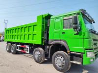 China Used Sinotruk HOWO 6x4 Dump Truck 351-420hp Euro 2 Heavy Duty Green for sale