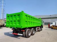 China Used Sinotruk HOWO 6x4 Dump Truck 351-420hp Euro 2 Heavy Duty Green for sale