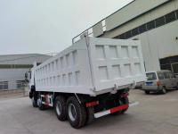 China Sinotruk HOWO 8x4 Dump Truck 375HP Used 12 Wheels White Heavy Duty Truck for sale