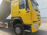 China Used Sinotruk HOWO 6x4 Dump Truck 371hp 30-40T Load Capacity Yellow for sale