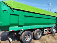 China Sinotruk HOWO Green 8x4 U-Type Dump Truck 12 Wheels 351-420hp Used Heavy Truck for sale