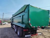 China Sinotruk HOWO Green 8x4 U-Type Dump Truck 12 Wheels 351-420hp Used Heavy Truck for sale