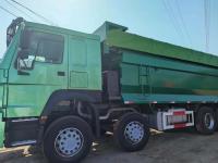 China Sinotruk HOWO Green 8x4 U-Type Dump Truck 12 Wheels 351-420hp Used Heavy Truck for sale