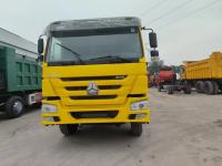 China Sinotruk HOWO 6x4 Manual Dump Truck 30-40T Load Euro 2-5 Yellow 10 Wheeler for sale