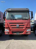China HOWO 6x4 Manual Transmission Tractor Truck 375HP Heavy Duty Trailer Head 10 Tires for sale