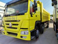 China Secondhand Sinotruk HOWO 8x4 Dump Truck 375hp Weichai Engine 12.00R20 Tires for sale