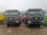 China Sinotruk HOWO 6x4 Used Tractor Truck 351hp Manual Transmission Euro 2 for sale