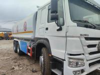 China Sinotruk 6x4 Carbon Steel Fuel Tanker Truck 25000L Diesel Oil Transport 380HP for sale