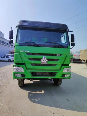 China Sinotruk HOWO 8x4 Dump Truck 12 Tires 41-50T Load Capacity Green Color Used for sale