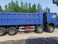 China Used HOWO 8X4 Dump Truck 12 Tires Tipper Truck 371-420HP Euro II-V for Long Distance Transport for sale