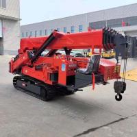 China 8t 10t 12t Spider Crane for Tight Spaces 5-Section Boom 15m Lifting Height for sale