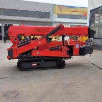 China 8t 10t 12t Spider Crane for Tight Spaces 5-Section Boom 15m Lifting Height for sale