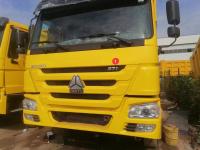 China Sinotruck HOWO 6x4 Used Dump Truck 371hp 30-40T Load Capacity Yellow 10 Tires for sale