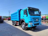 China Sinotruk HOWO 6x4 Blue Dump Truck 351-450hp Tipper Truck with 12.00R20 Radial Tires for sale
