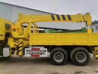 China 14 Ton Hydraulic Mobile Lorry Crane with Straight Boom 17.2m Lifting Height 4 Boom Sections for sale