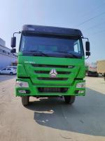 China Sinotruk HOWO 8x4 Dump Truck 375HP Green Used Heavy Duty 41-50T Capacity for sale